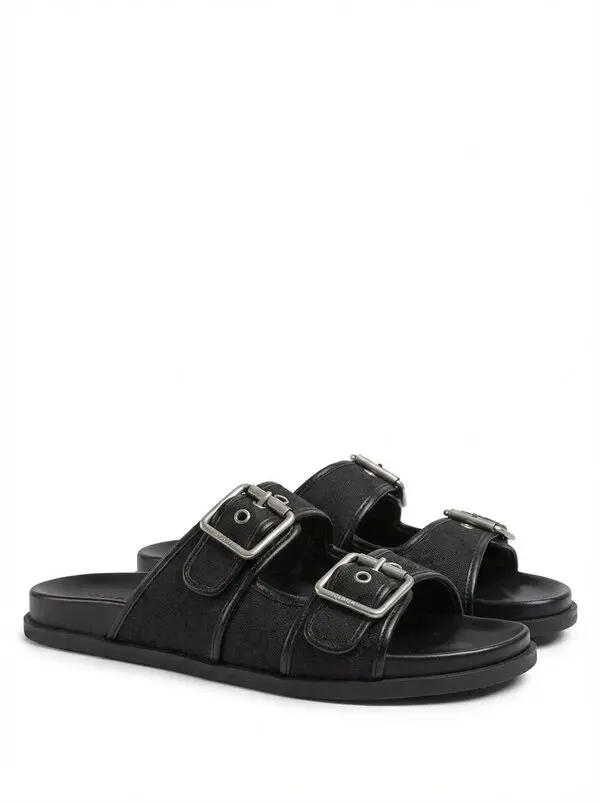 Gucci Buckle Detailed Flat Slides
