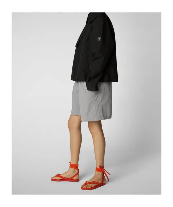 SAVE THE DUCK Greta Trench Jacket - Black