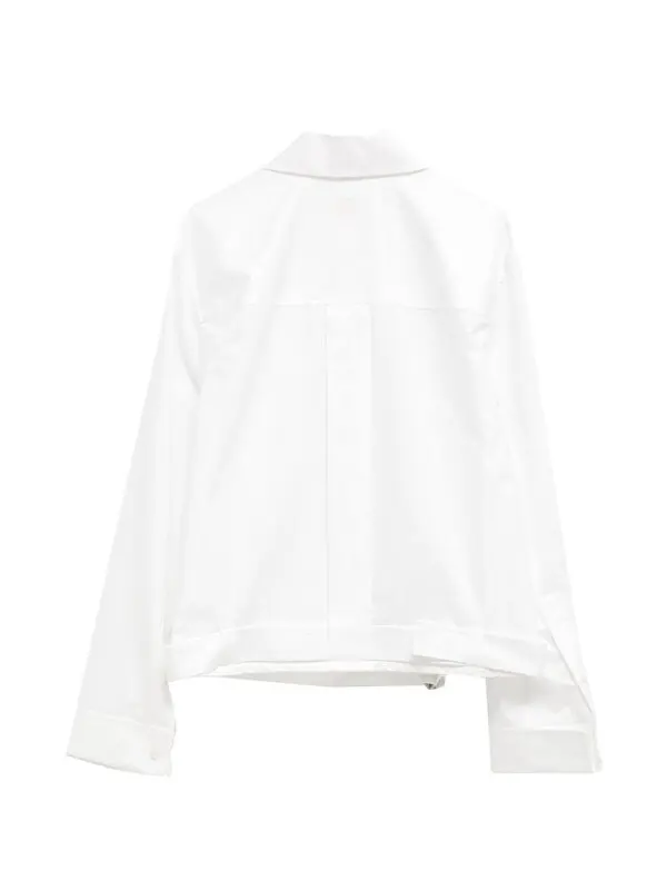 Loewe Draped Long-sleeved Shirt - White