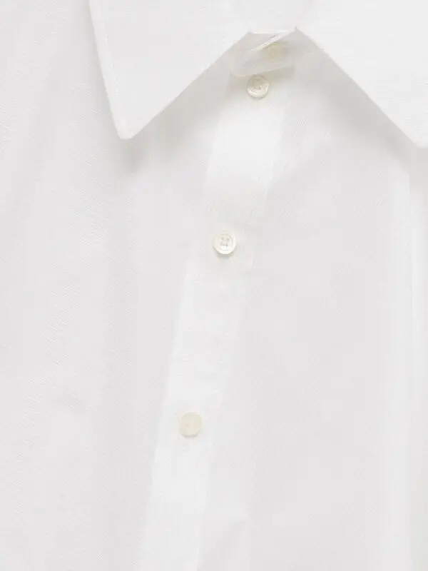 Loewe Draped Long-sleeved Shirt - White