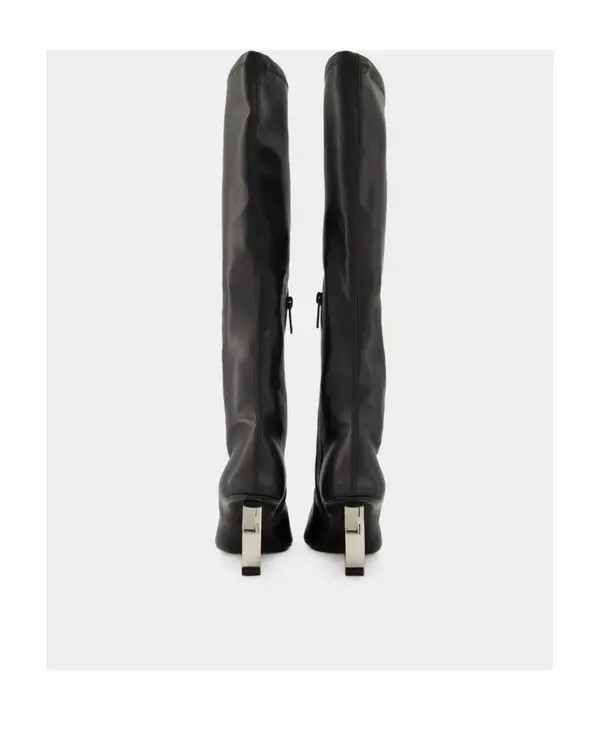 COURREGES Circle Heel Boots