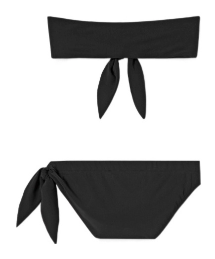 Gucci Sparkling Jersey Bikini With Embroidery And Knot Detail