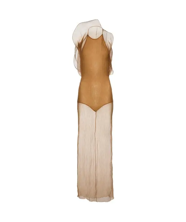 Magda Butrym Organza Gown - Beige