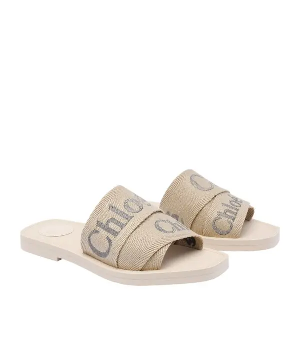 Chloé Woody Open Toe Slides - Multicolor