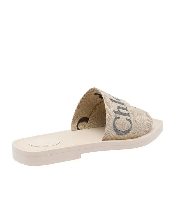 Chloé Woody Open Toe Slides - Multicolor