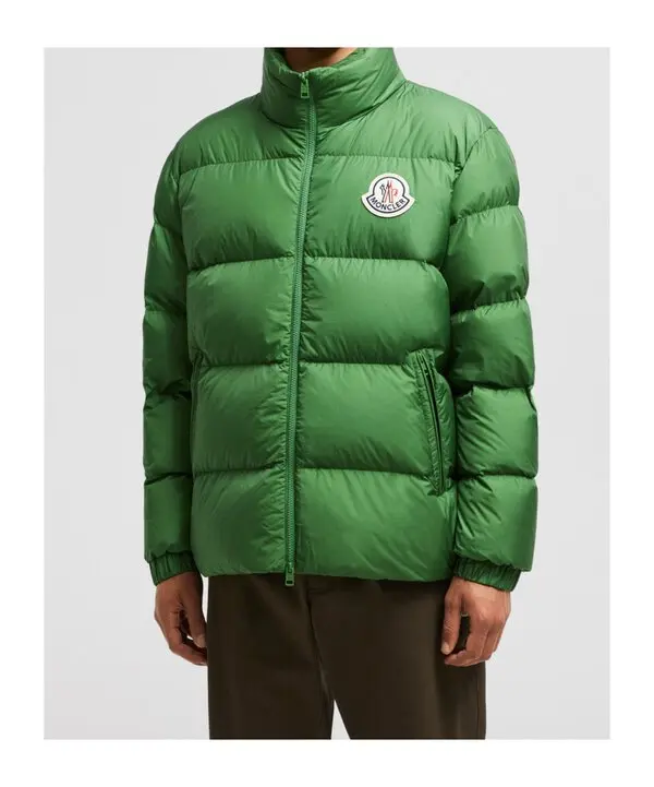 Moncler Citala Short Down Jacket With Stand Collar And Zip Closure