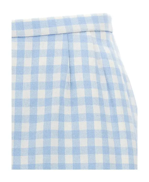 Red Valentino Gingham Checks Shorts