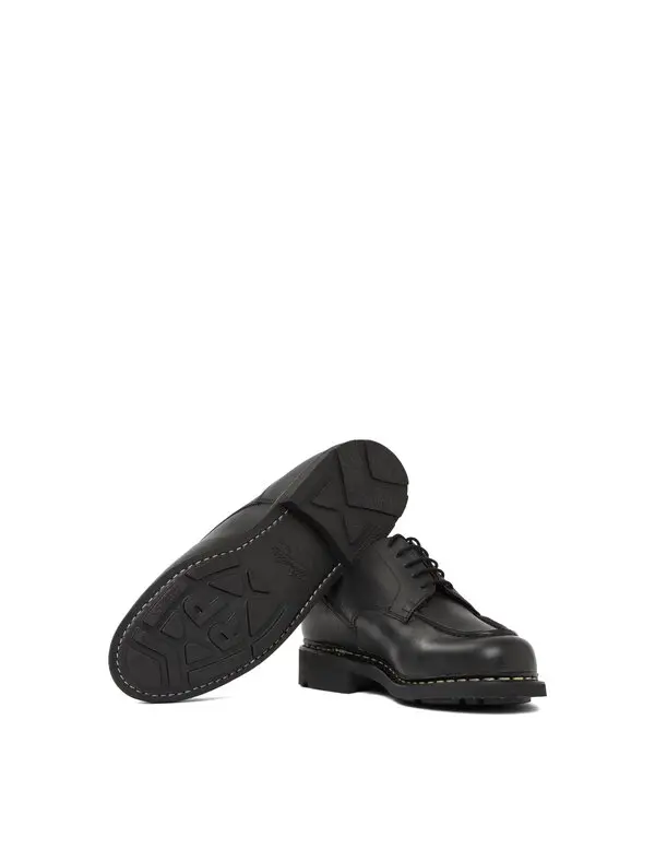 Paraboot Leather Derby Shoes - Black