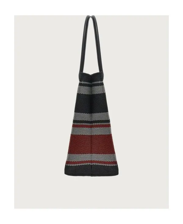 FERRAGAMO Logo Jacquard Signature Tote Bag