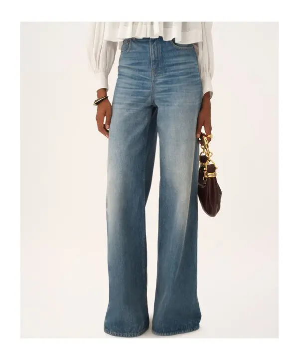 Chloé High-waisted Wide-leg Jeans