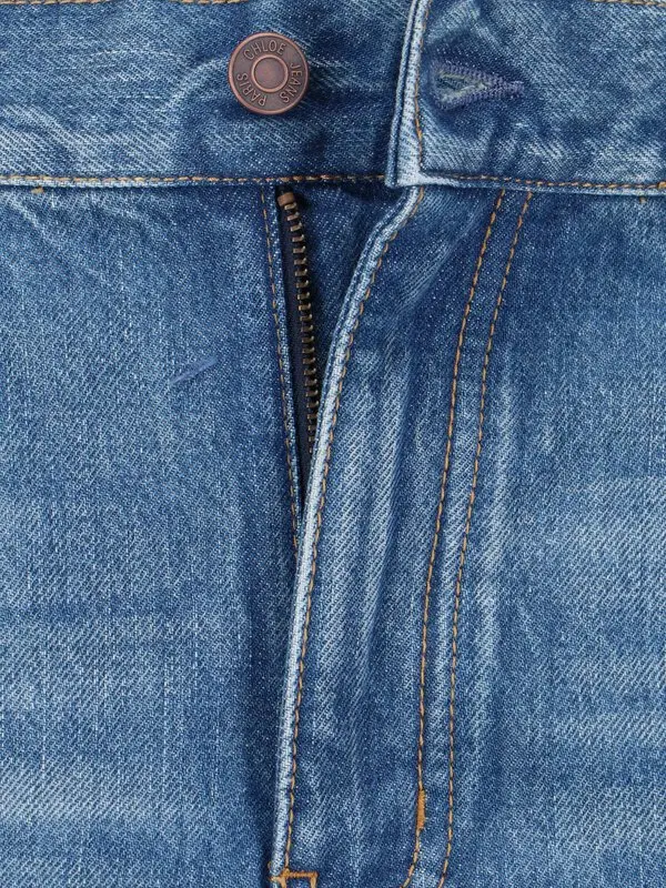 Chloé High-waisted Wide-leg Jeans - Dream Blue