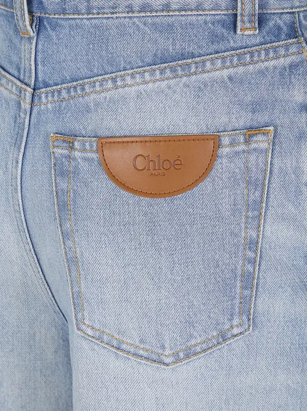 Chloé High-waisted Wide-leg Jeans - Dream Blue