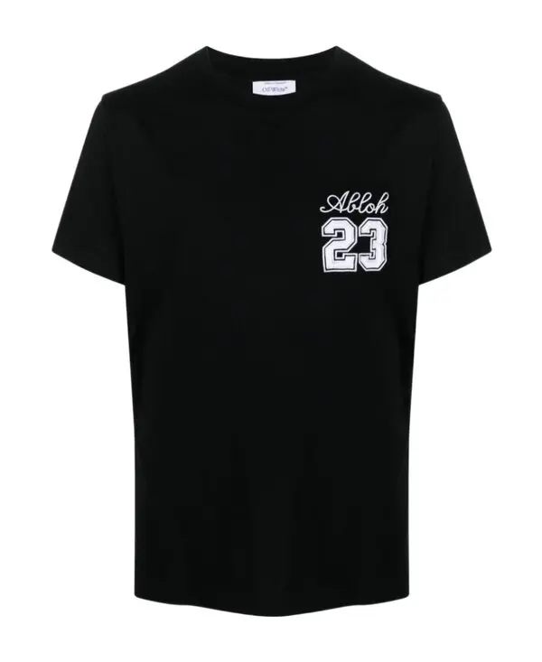 Off-White 23 Embroidered Crewneck T-shirt