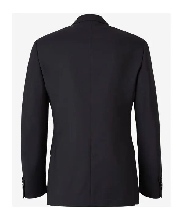 Brioni Long-sleeved Coat Belt Ring Trousers Suit - Black