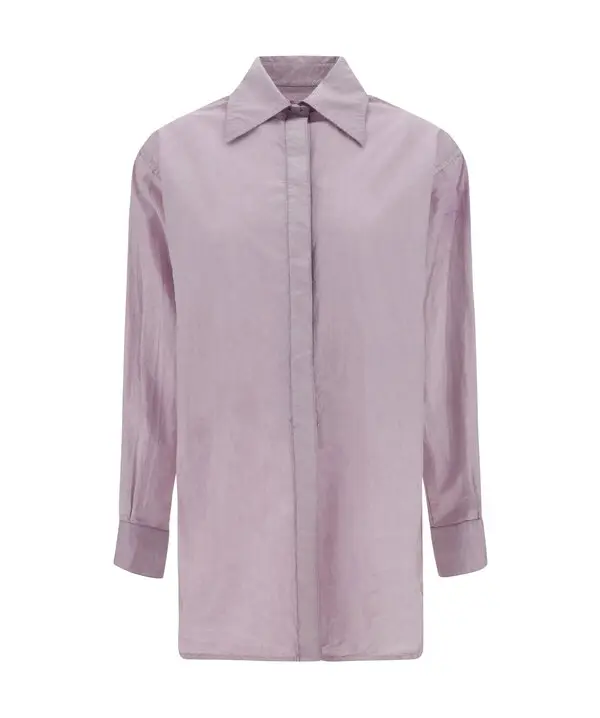 QUIRA Crinkled Cotton Shirt