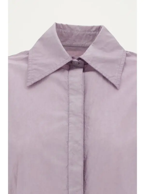 QUIRA Crinkled Cotton Shirt