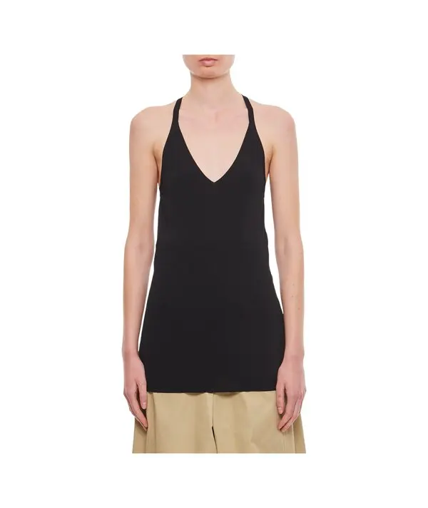 QUIRA Sleeveless Vest - Nude