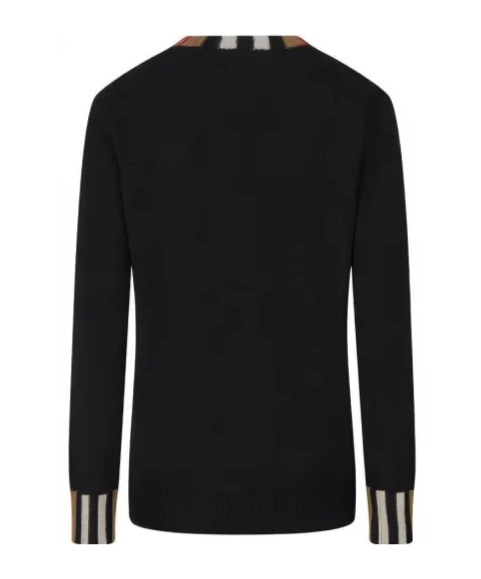 Burberry Long-sleeved Sweater With Stripe Detail