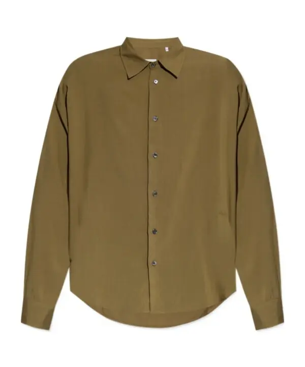 AMI Paris Long-sleeve Button-up Shirt