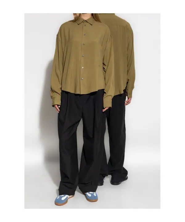AMI Paris Long-sleeve Button-up Shirt