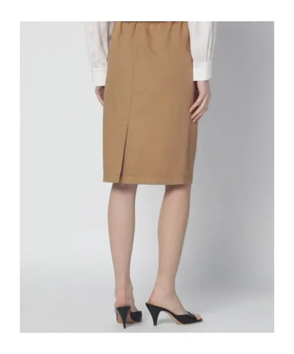 Chloé Midi Pencil Skirt With Logo Detail