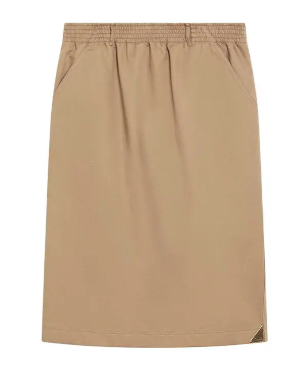 Chloé Midi Pencil Skirt - Brown