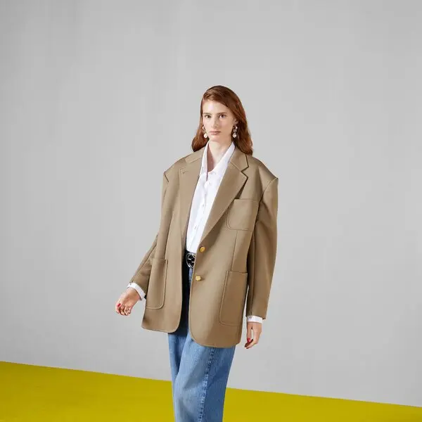 Gucci Single-breasted Blazer With Embroidered Detailing
