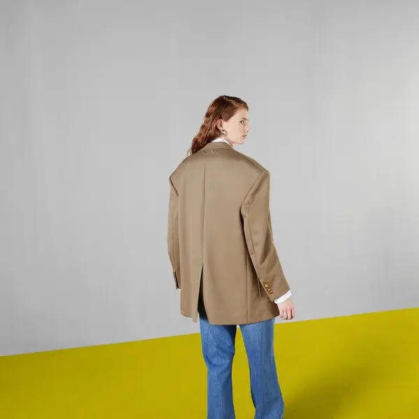 Gucci Single-breasted Blazer With Embroidered Detailing
