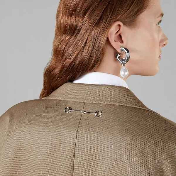 Gucci Single-breasted Blazer With Embroidered Detailing