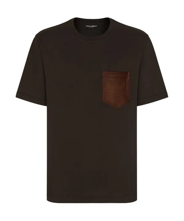 Dolce & Gabbana Dolce Gabbana Logo Embossed Crewneck T-shirt