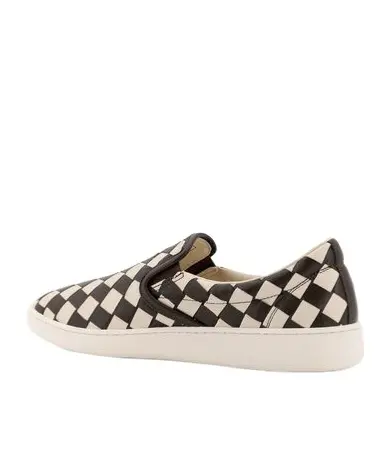 Bottega Veneta Sawyer Checkered Slip-on Sneakers - Nude