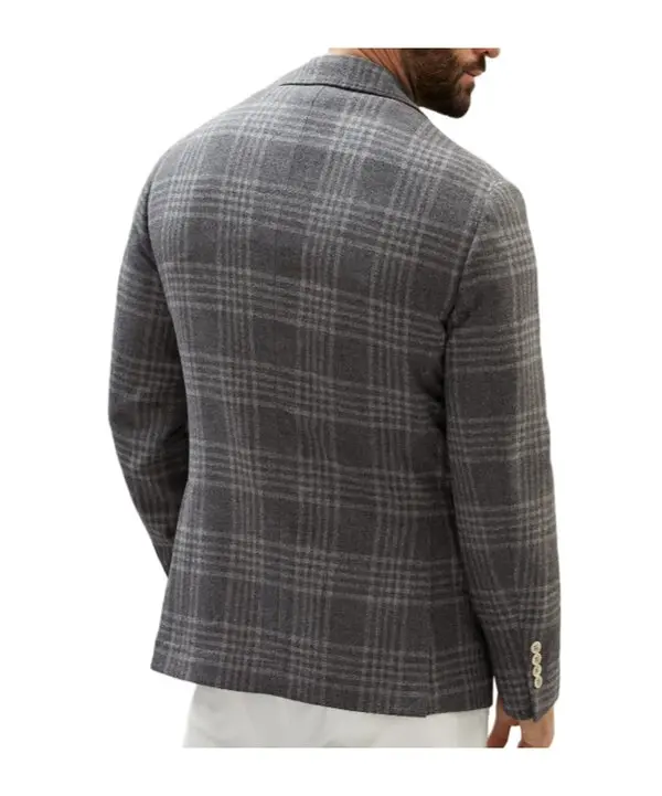 Brunello Cucinelli Single-breasted Checked Blazer