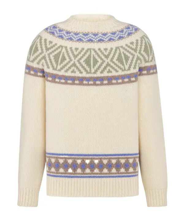 Dior Cd Diamond Jacquard Knit Sweater