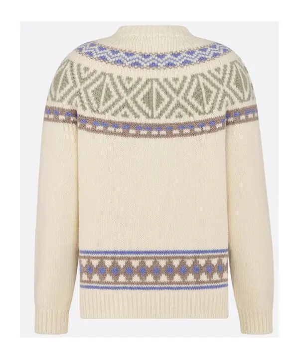 Dior Cd Diamond Jacquard Knit Sweater