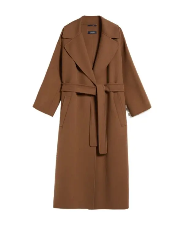 Max Mara Venice Long-sleeved Coat - Brown
