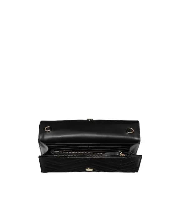 Gucci Logo Plaque Quilted Clutch Bag