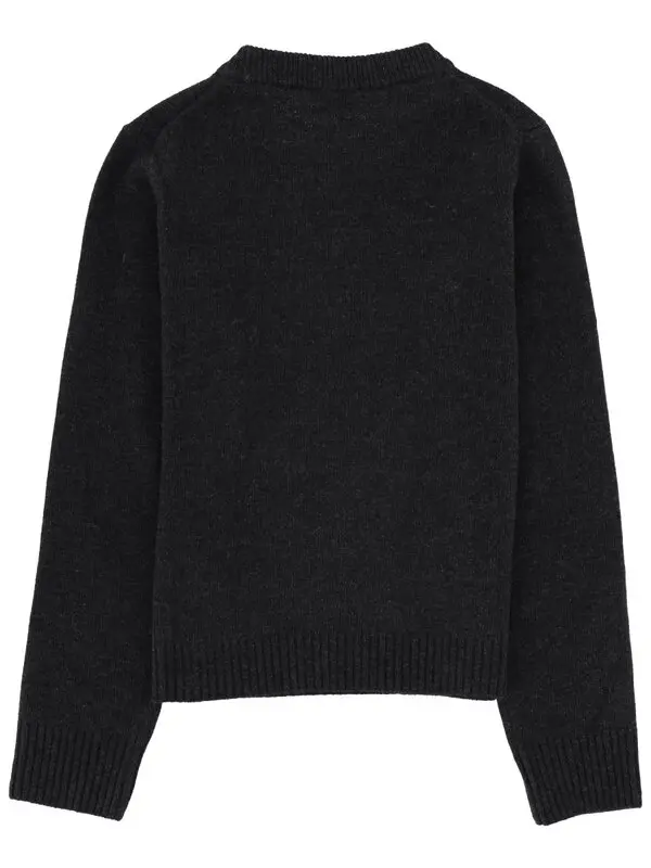 GANNI Rabbit Graphic Crewneck Jumper - Phantom Black