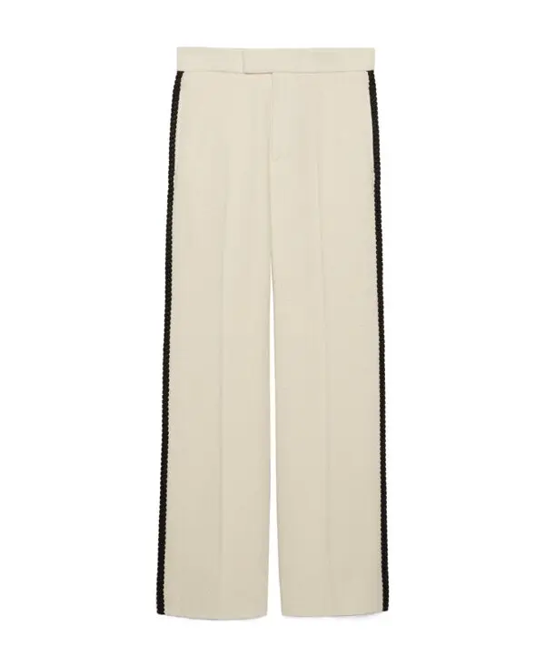 Gucci Retro Logo Patch Trousers - Nude