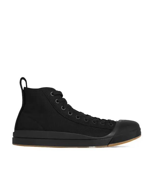 Bottega Veneta High Top Lace-up Sneakers - Black