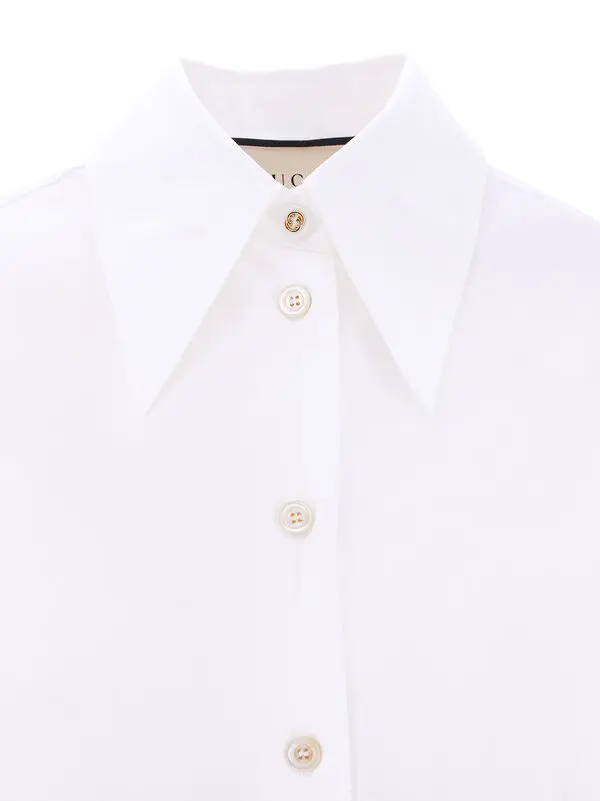 Gucci Pointed Collar Button-up Shirt