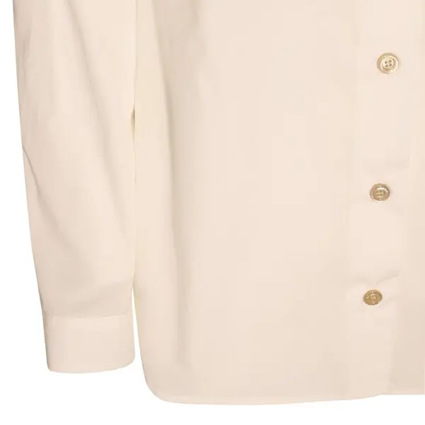 Gucci Pointed Collar Button-up Shirt - White