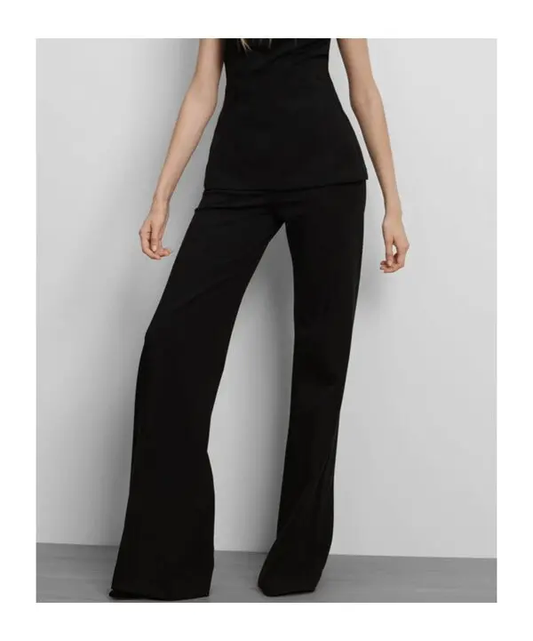 Veronica Beard Kalinda Wide-leg Ponte Pants - Black