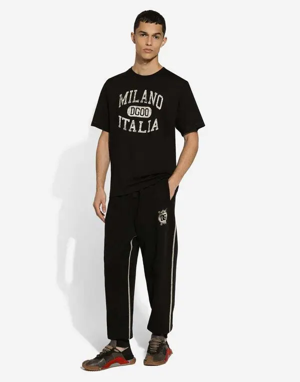 Dolce & Gabbana Dolce Gabbana Dg Logo Printed Jogging Pants
