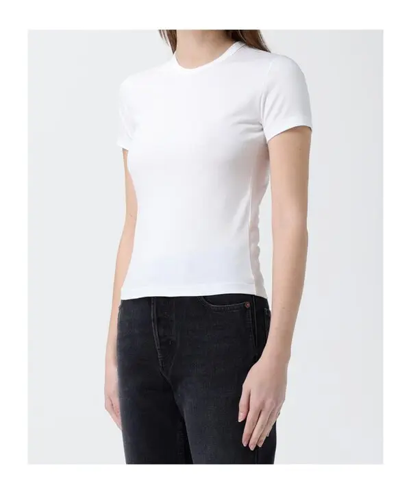 Saint Laurent Crew Neck Short Sleeve T-shirt