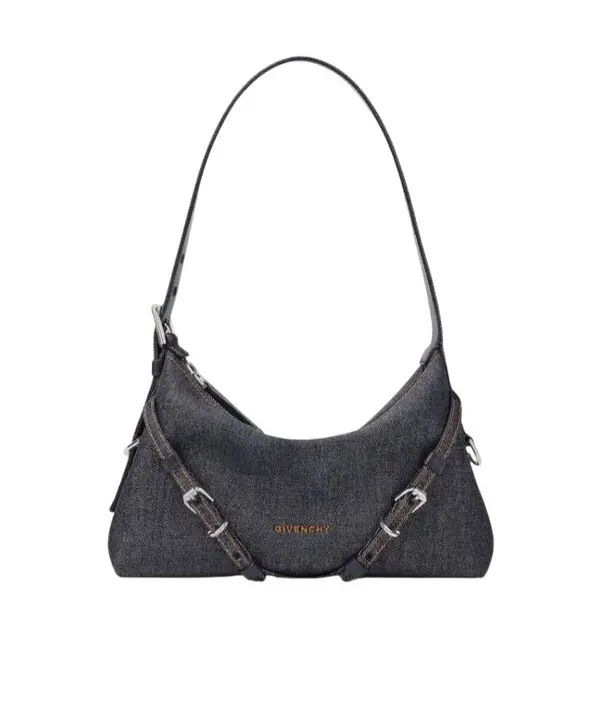Givenchy Mini Voyou Denim Shoulder Bag - Indigo