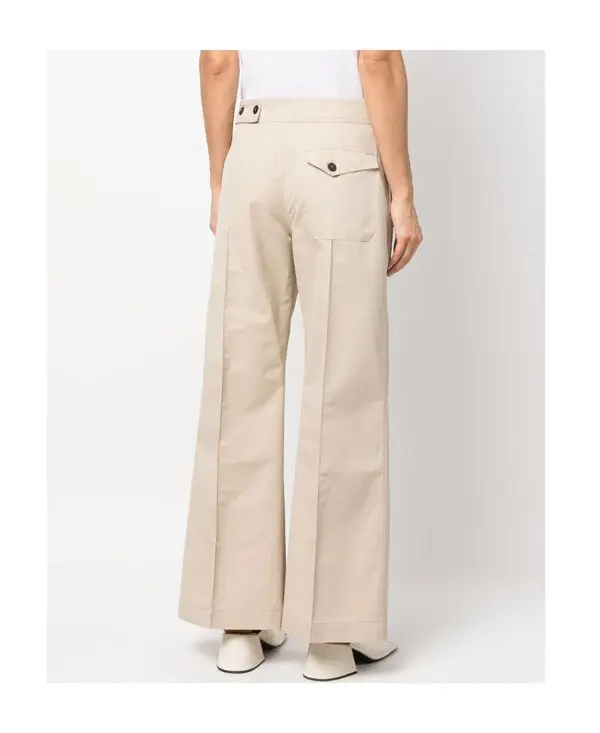 Studio Nicholson Low Rise Tailored Straight-leg Trousers