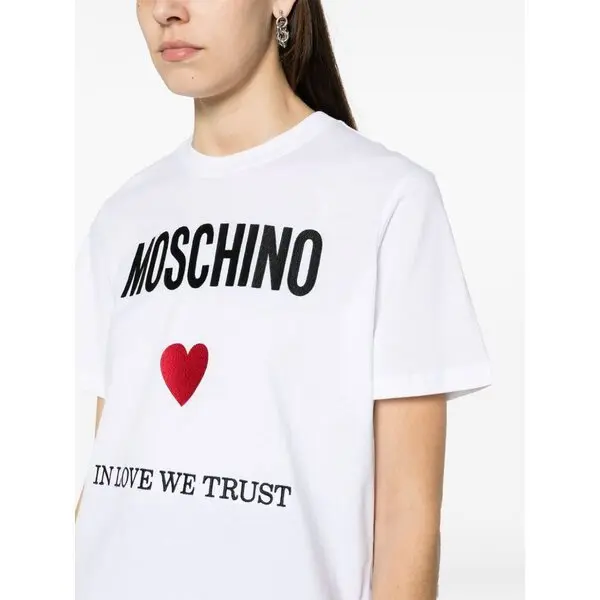 Moschino Printed Crewneck T-shirt