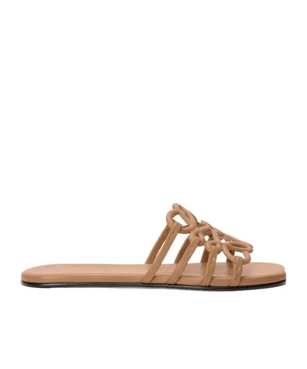 Loewe Petal Anagram Slides - Camel