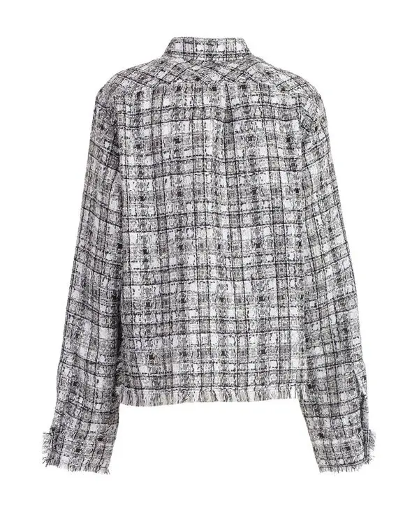 Faith Connexion Plaid Tweed Jacket