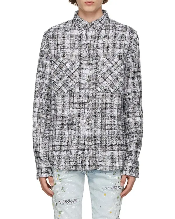 Faith Connexion Plaid Tweed Jacket
